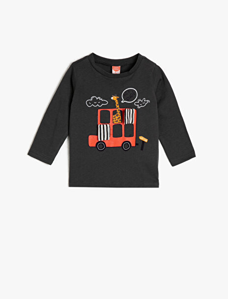 Koton Erkek Çocuk Yazılı Baskılı T-Shirt