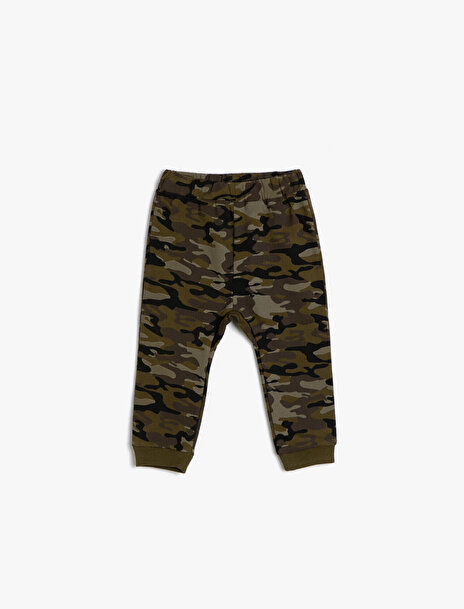Koton Erkek Çocuk Kamuflaj Desenli Eşofman Altı