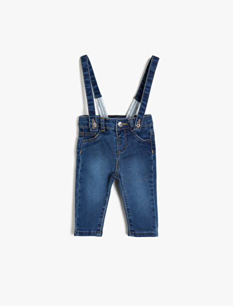 Koton Erkek Çocuk Kemer Detaylı Jean Pantolon Koton Erkek Çocuk Kemer Detaylı Jean Pantolon