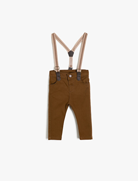 Koton Erkek Çocuk Kemer Detaylı Pantolon