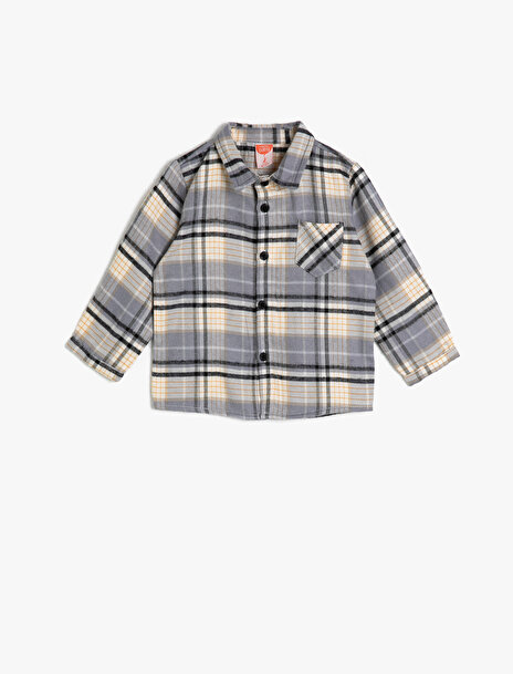 Koton Erkek Çocuk Kareli Gömlek