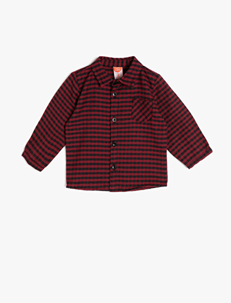 Koton Erkek Çocuk Kareli Gömlek