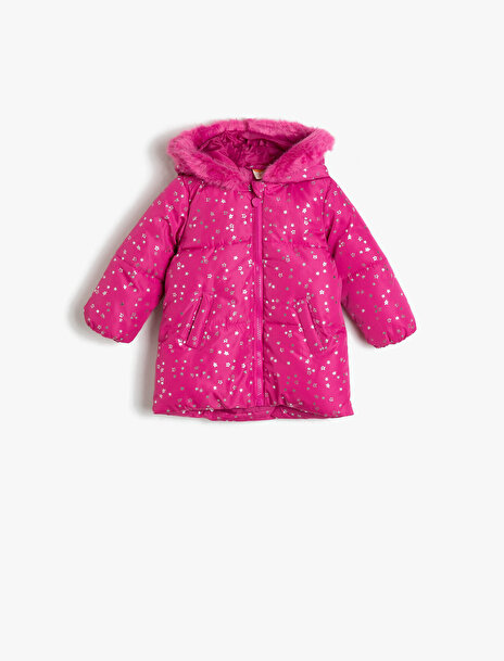 Koton Kız Çocuk Kapüşonlu Şişme Kaban Koton Kız Çocuk Kapüşonlu Şişme Kaban