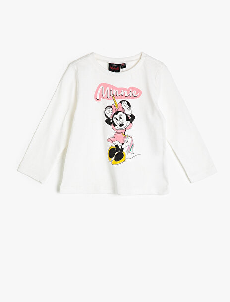 Koton Kız Çocuk Minnie by Koton T-Shirt