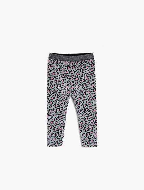Koton Kız Çocuk Leopar Desenli Tayt