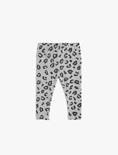 Koton Kız Çocuk Leopar Desenli Tayt