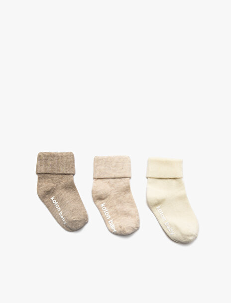Koton Kız Çocuk Erkek Bebek 3 lü Çorap Koton Kız Çocuk Erkek Bebek 3 lü Çorap