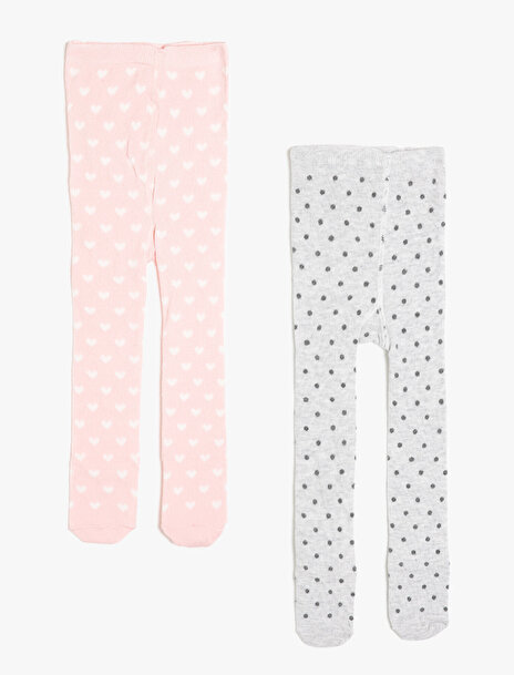 Koton Kız Çocuk 2'li Külotlu Çorap