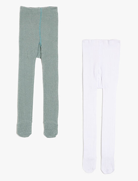 Koton Kız Çocuk 2'li Külotlu Çorap