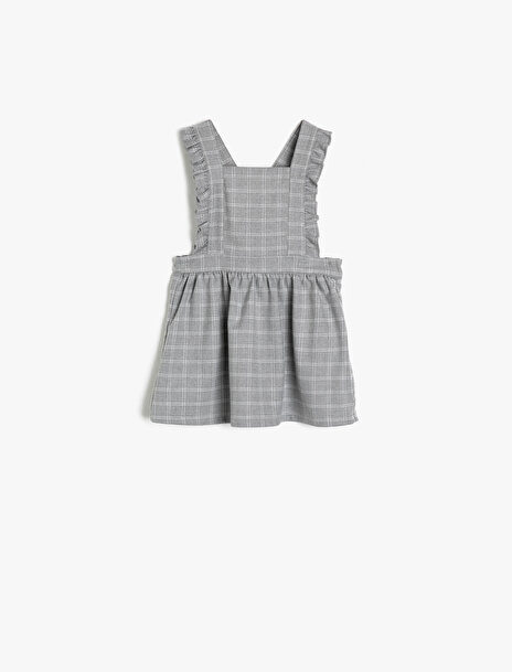 Koton Kız Çocuk Kareli Elbise