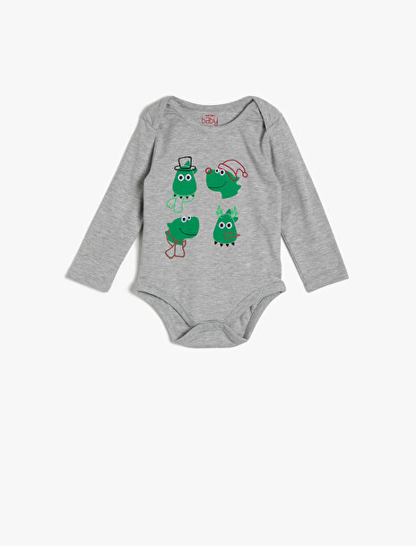 Koton Erkek Çocuk Baskılı Çıtçıtlı Tulum