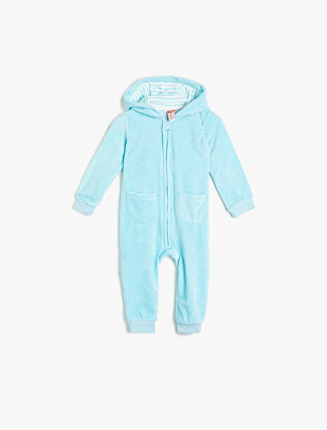 Koton Erkek Çocuk Kapüşonlu Tulum