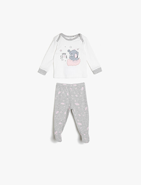 Koton Kız Çocuk Baskılı Takım