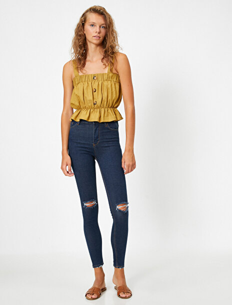 Koton Kadın Yüksek Bel Skinny Jean Koton Kadın Yüksek Bel Skinny Jean