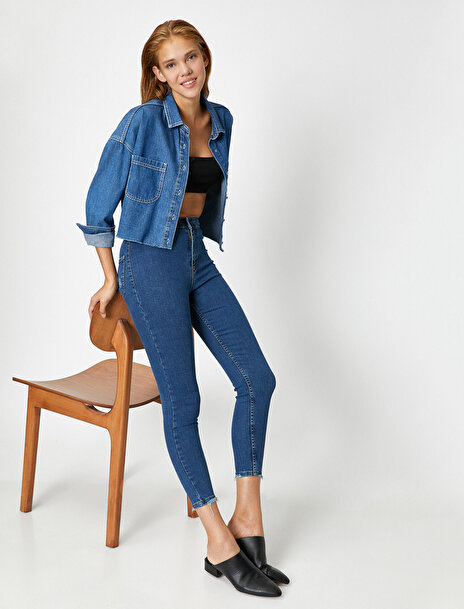 Koton Kadın Yüksek Bel Skinny Jean Koton Kadın Yüksek Bel Skinny Jean