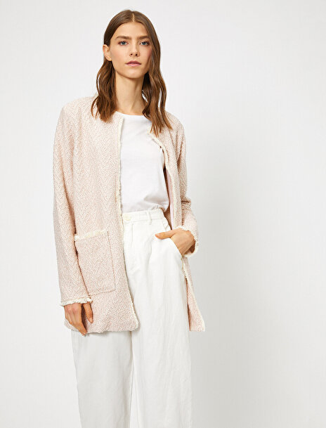 Koton Kadın Kumaş Özellikli Ceket