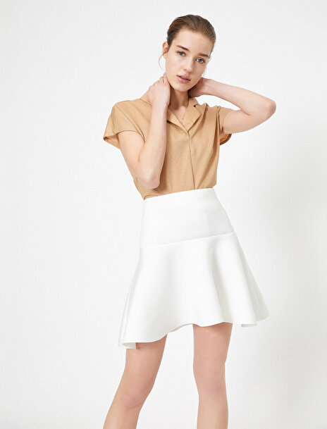 Koton Kadın Normal Bel Mini Etek Koton Kadın Normal Bel Mini Etek