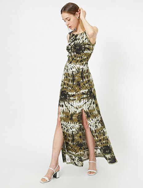 Koton Kadın Askılı A Kesim Uzun Elbise