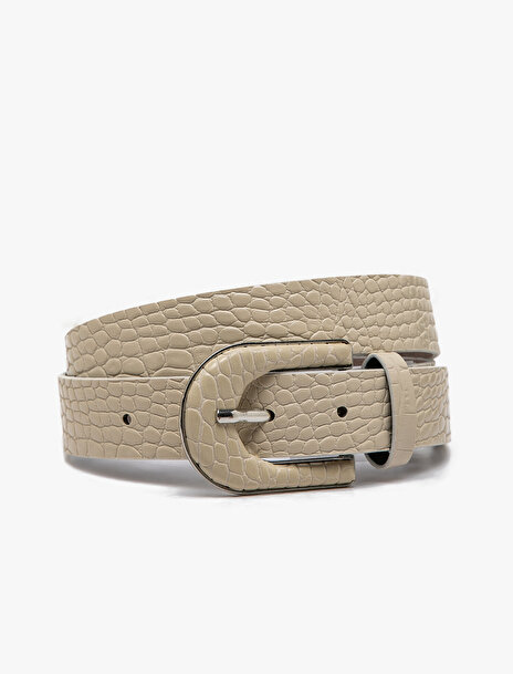 Koton Kadın Deri Görünümlü Kemer