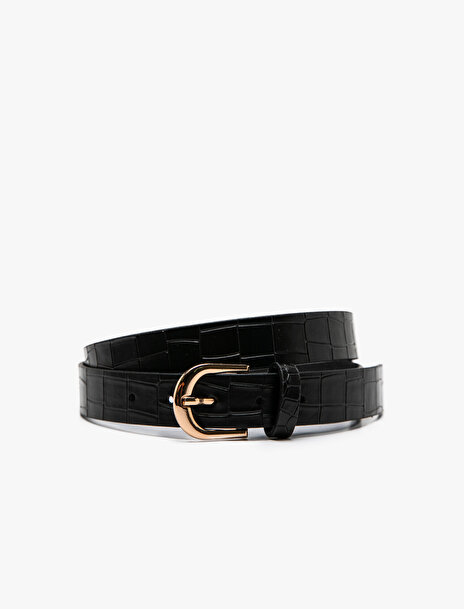 Koton Kadın Hayvan Desenli Kemer