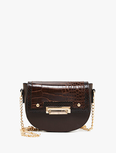 Koton Kadın Deri Görünümlü Omuz Çantası