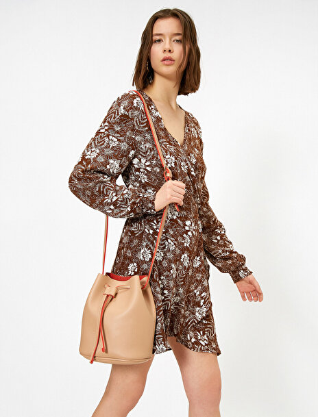 Koton Kadın Deri Görünümlü Omuz Çantası