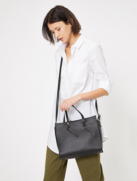 Koton Kadın Deri Görünümlü Omuz Çantası