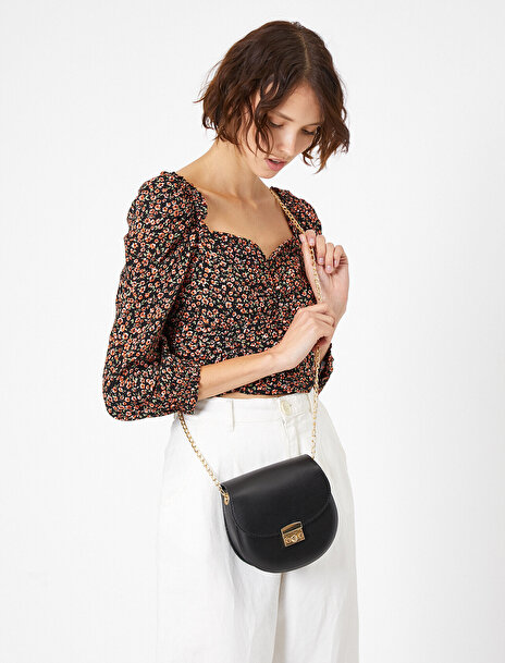 Koton Kadın Yılan Derisi Desenli Omuz Çantası