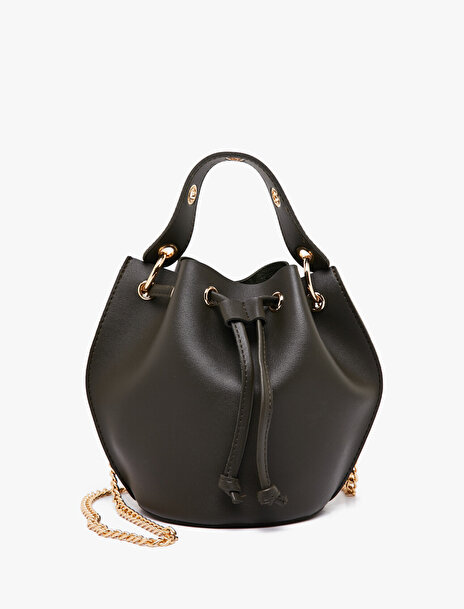 Koton Kadın Deri Görünümlü Omuz Çantası