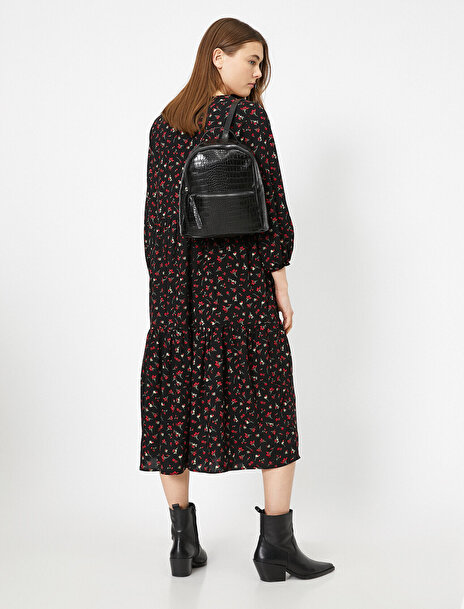 Koton Kadın Deri Görünümlü Sırt Çantası