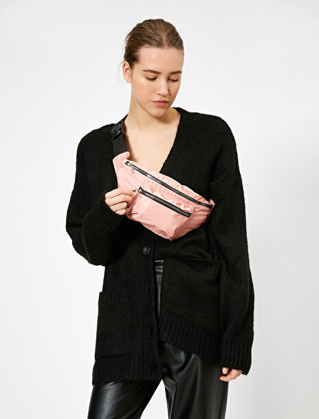 Koton Kadın Fermuar Detaylı Bel Çantası