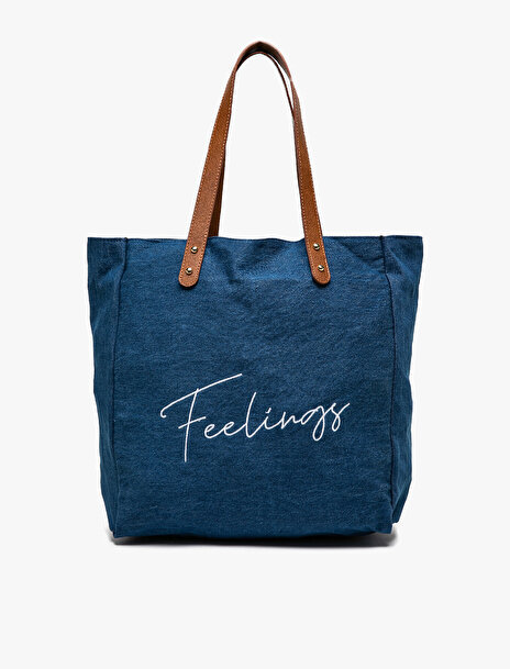 Koton Kadın Yazılı Baskılı Omuz Çantası