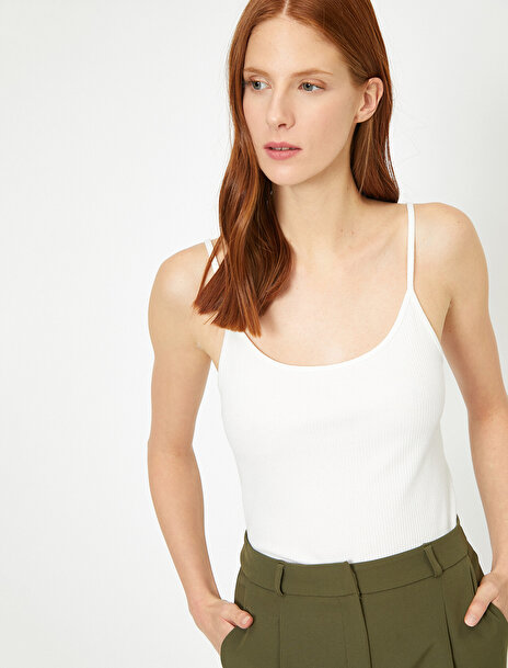 Koton Kadın Askılı Ribana Atlet Koton Kadın Askılı Ribana Atlet