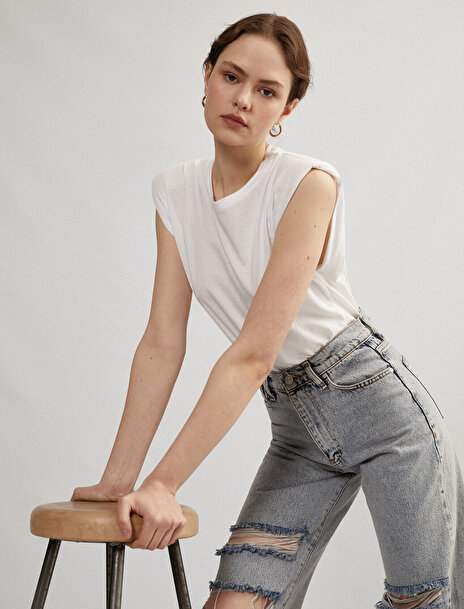 Koton Kadın %100 Pamuklu Vatkalı Atlet