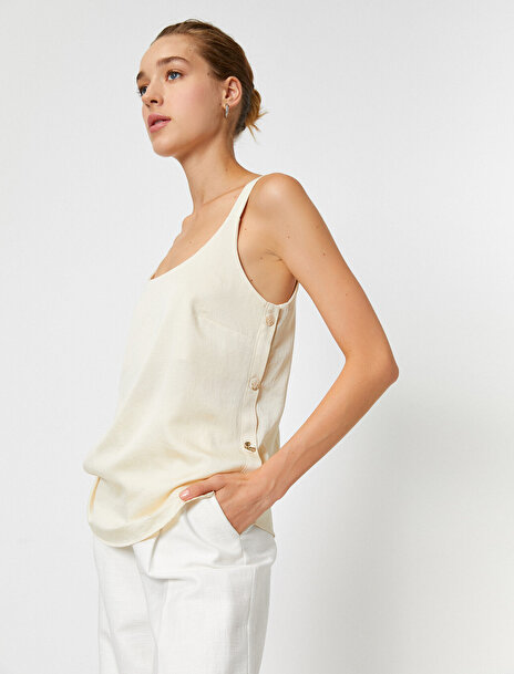 Koton Kadın Askılı Düğmeli Atlet