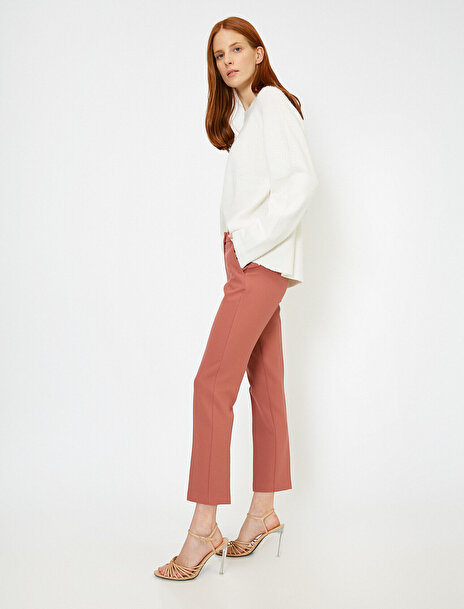 Koton Kadın Cepli Basic Kumaş Pantolon