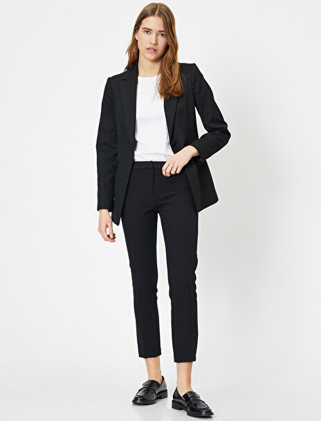 Koton Kadın Cepli Basic Kumaş Pantolon