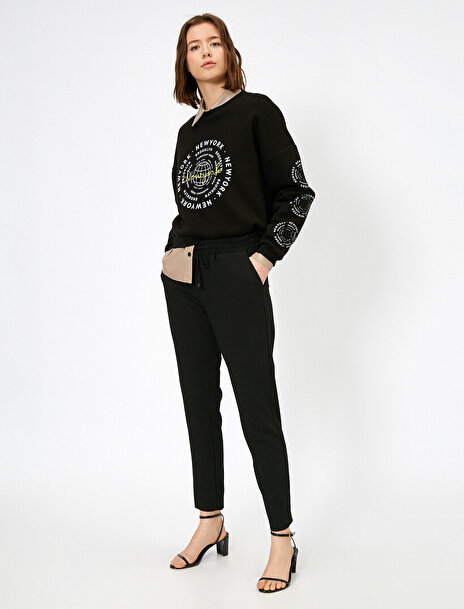 Koton Kadın Bağcıklı Jogger Pantolon