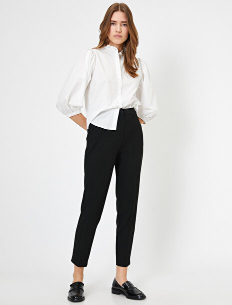 Koton Kadın Normal Bel Kısa Paça Pantolon