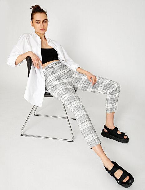 Koton Kadın Fitilli Kadife  Pantolon