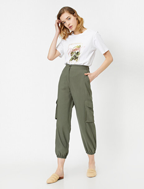 Koton Kadın Kargo Pantolon