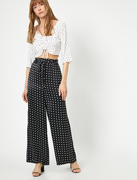 Koton Kadın Puantiyeli Pantolon