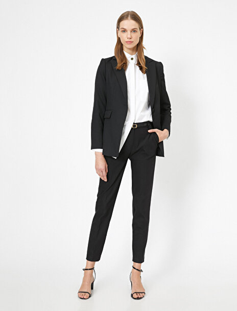 Koton Kadın Kemer Detaylı Basic Pantolon