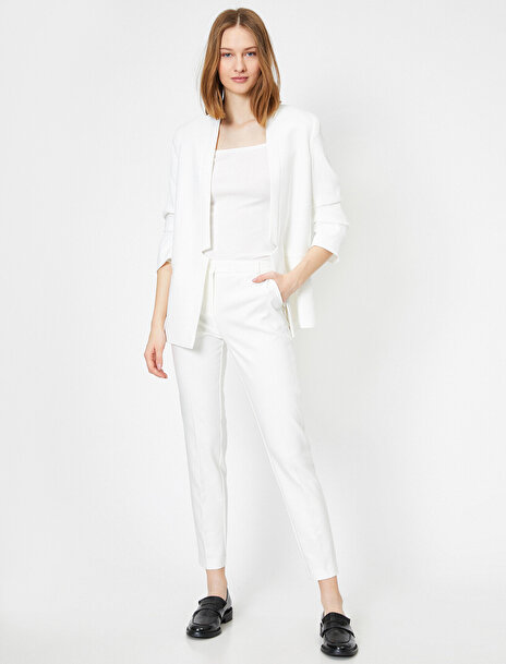 Koton Kadın Slim Fit Dar Paça Pantolon