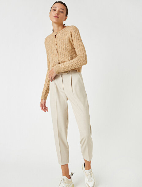 Koton Kadın Cepli Kemerli Pantolon