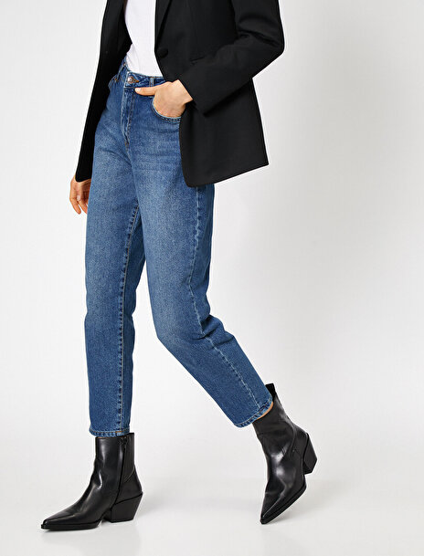 Koton Kadın Mom Jean Pantolo