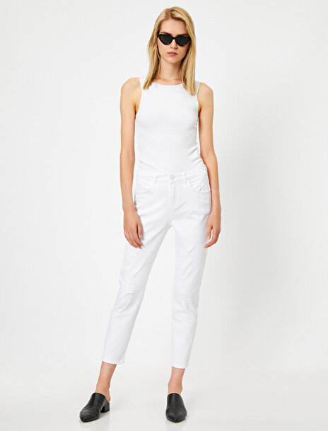 Koton Kadın Yüksek Bel Jeans