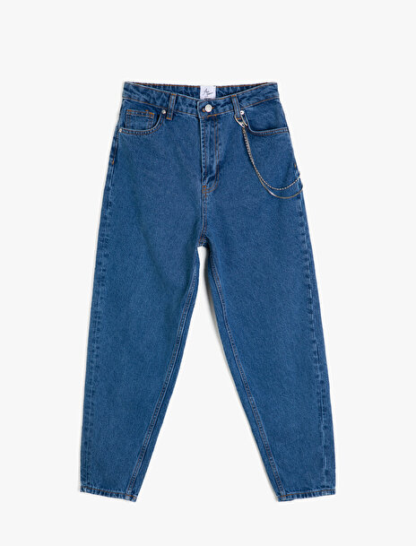Koton Kadın Zincir Detayli Jean Pantolon Koton Kadın Zincir Detayli Jean Pantolon