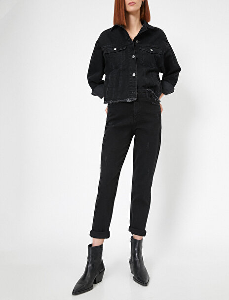Koton Kadın Boyfriend Jean Pantolon