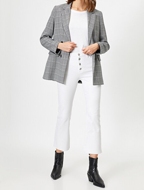 Koton Kadın Victoria Jean - İspanyol Paça Pantolon